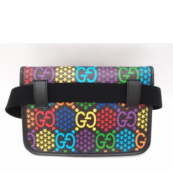 Gucci | Bags | Gucci Psychedelic Gg Black Body Multicolor Bag | Poshmark